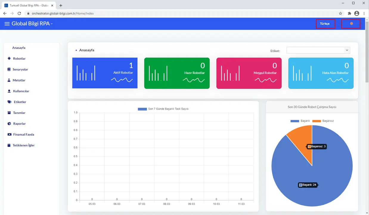 Orchestrator - Global Bilgi | RPA